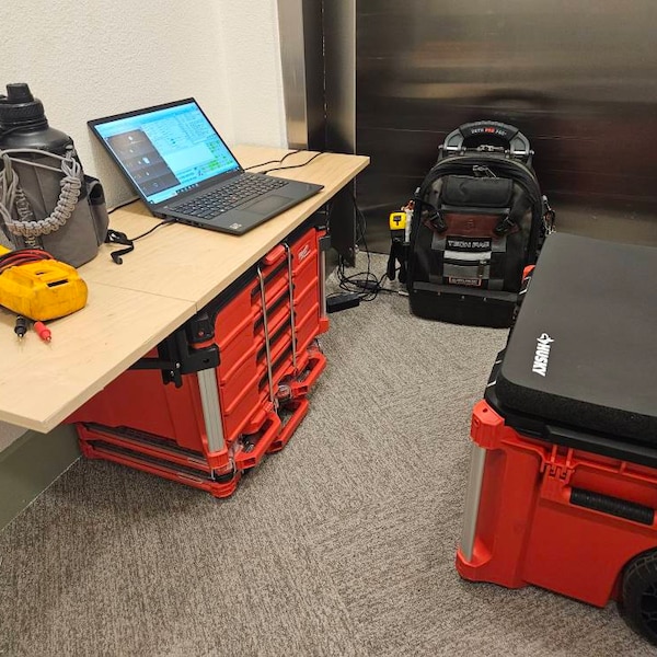 Multi-piece Bundle Wood Worktop Compatible With Milwaukee Packout by ...