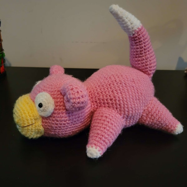PDF File, Slowpoke Crochet Pattern, Pokemon Crochet Pattern, Slowpoke ...