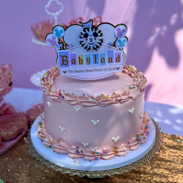 Babyland Cake Topper, Baby Shower, Magical , Cake Topper - Etsy