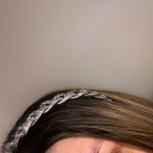 Cute Women Girls Shiny Headband Party Rhinestone Head Piece Hoop Hair ...