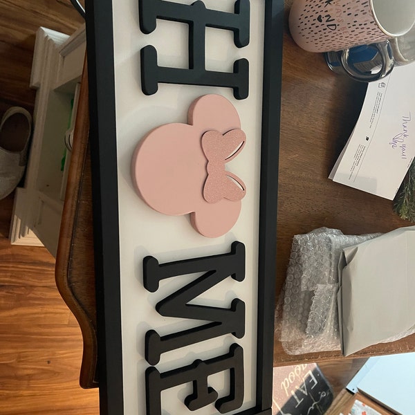 Interchangeable Mouse Head Home Sign: Seasonal Decor - Etsy