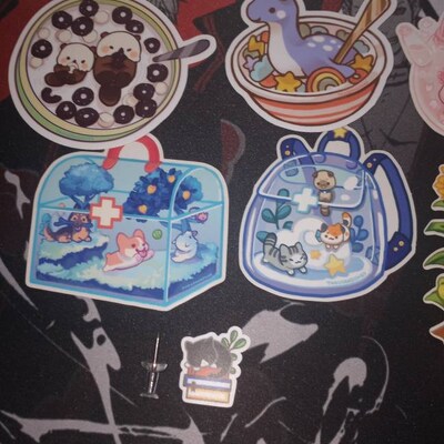 Vinyl Sticker transparent First Meow Kit Kittens Bag - Etsy