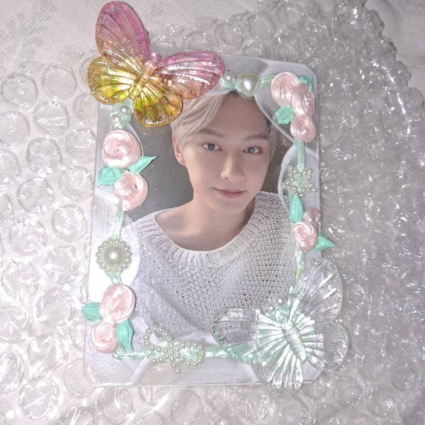 Chocomint Photocard Handmade Toploader - Kpop Decoden B8/A7 Whipped ...