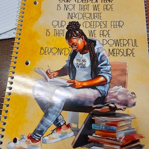 SCHOOL NOTEBOOK Young Black Beautiful Notebook School Journals ...