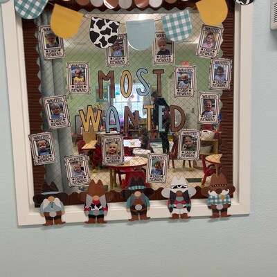 Cowboy Gnomes Back to School August Bulletin Board Kit - Etsy