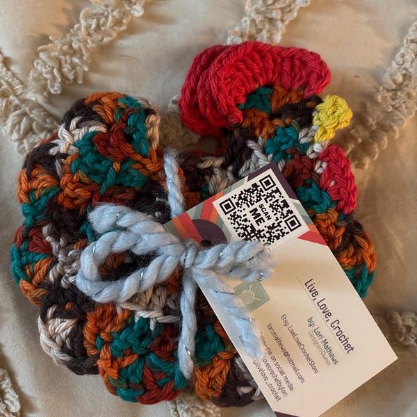 Chicken / Hen Scrubbies - Set of 3, Farmhouse Decor, Rooster ...