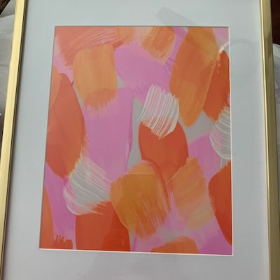 Hot Pink Wall Art Set of 3 Prints Set of 3 Pink Prints Light Pink Print ...