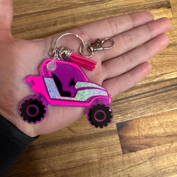 Custom Glow in the Dark Two Seat Side by Side UTV Keychain. - Etsy