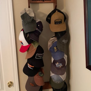 Cap Rack for 10 Caps , Hat Rack, Custom Cap Rack , Cap Rack 3D ...