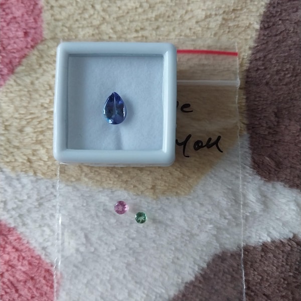2.55 Carat Sparkling Indicolite Tourmaline Faceted Gemstone Amazing ...