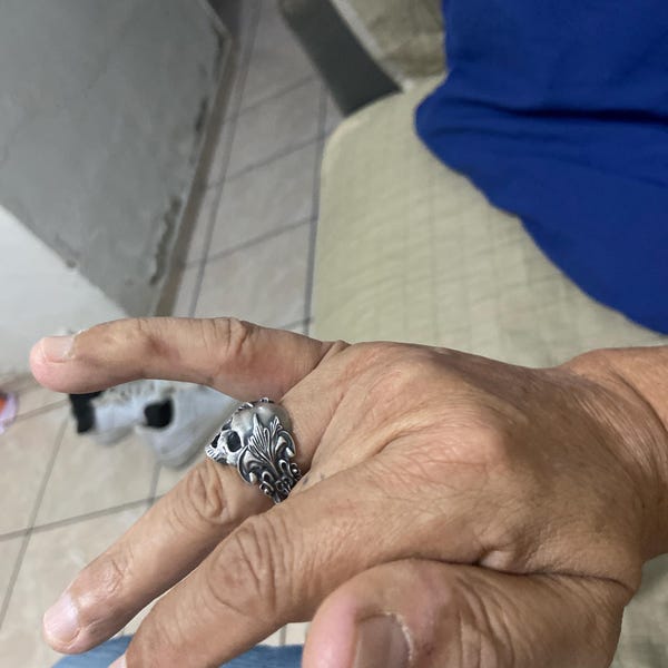 Barong God of Good Mens Ring in Silver, Balinese Mythology Gothic Ring ...