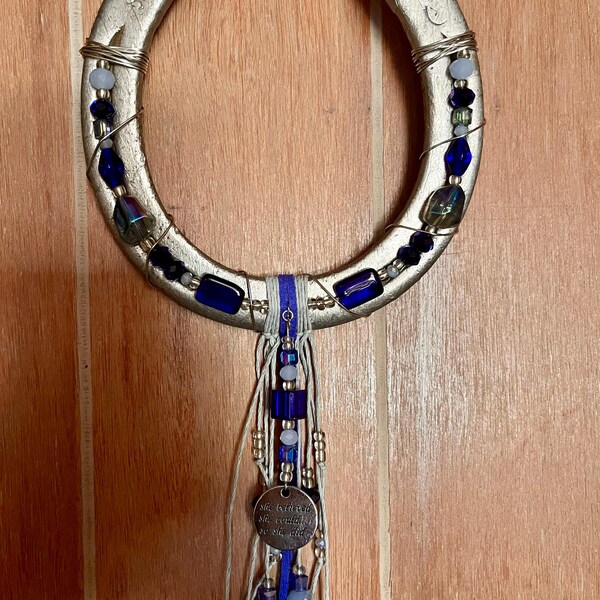 SILVER CROSS COLLECTION - Bridle Charm - Bless This Horse & Rider and ...