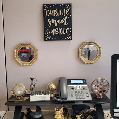 Cubicle Sweet Cubicle 8x10 Canvas Sign Funny Office Wall - Etsy