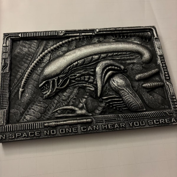 Alien Xenomorph Movie Gift. Weyland Yutani 3D Printed Sign. - Etsy