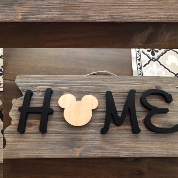 Mickey Mouse Head Wooden Laser Cut Out Shape - Great for Crafting ...