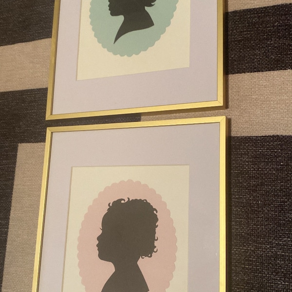 The Scallop Silhouette 8x10 - Etsy
