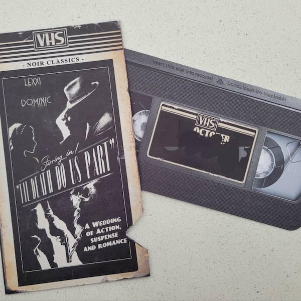 Personalised Retro 80's Movie VHS Tape Inspired Wedding Invite ...