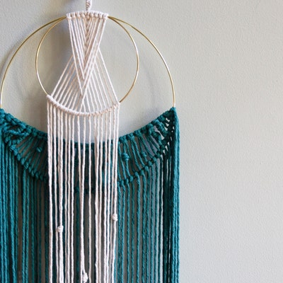 4mm Single Strand Cotton Macrame String Teal / Turquoise / Seaweed - Etsy