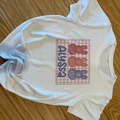 Sublimation Transfer Print, Girls Easter T-shirt Transfer, Ready to ...