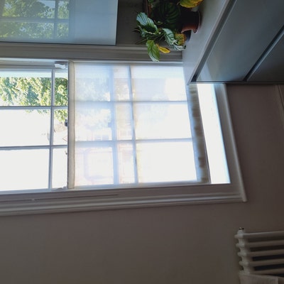 Cotton Muslin Blind, Flat Curtain, Egyptian Cotton, Max Length 120cm - Etsy