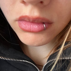 Minimalist Star Lip Ring, Sweet Lip Ring, Star Lip Piercing, Punk Style ...