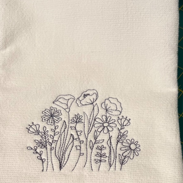 Meadow Flowers Machine Embroidery Designs, 14 Sizes, Meadow Wild ...