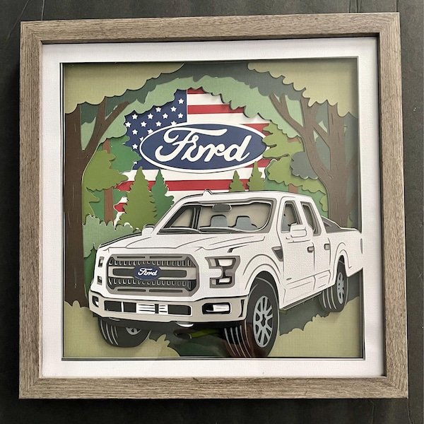 3d Floral Highland Cow Shadow Box SVG, Cricut SVG File, Spring Shadow ...