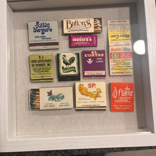 Vintage Matchbooks (lots of 16) - Etsy