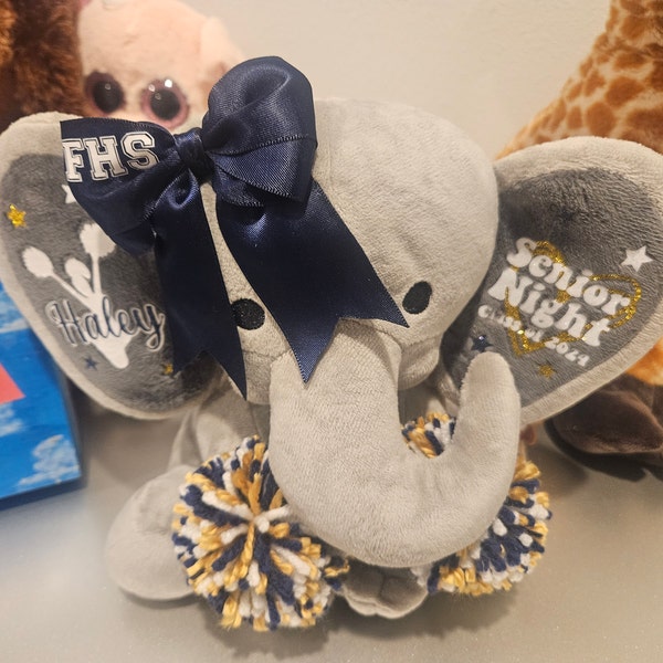 Team Spirit Elephant - Color Options - Cheer Big Little Gift ...