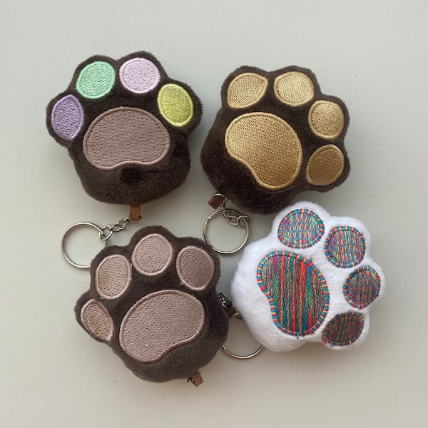Mini Paw ITH Machine Embroidery Plush PES/JEF Design *digital Download ...