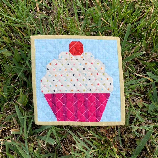 Cupcake Dessert PDF Quilt Block Pattern - Includes Instructions for 6 ...