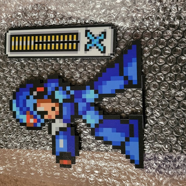 Mega Man X Sprites - Nintendo Video Game Inspired - Etsy