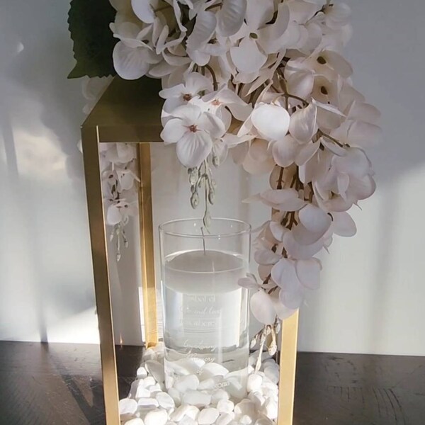 Personalized in Loving Memory Memorial Vase - Floating Wedding Memorial ...