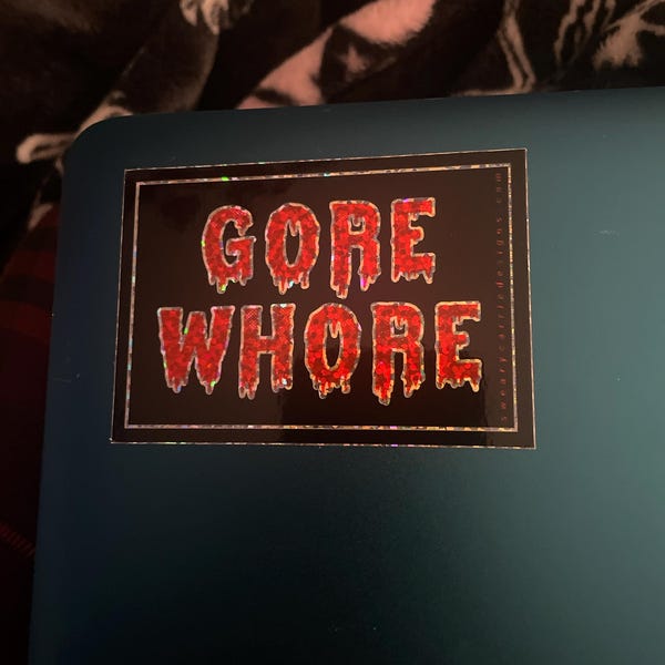 Funny Horror Movie Sticker Spooky Laptop Decals for Cooler Stickers ...