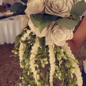 Custom Book Rose Bouquet Wedding Bouquet - Etsy