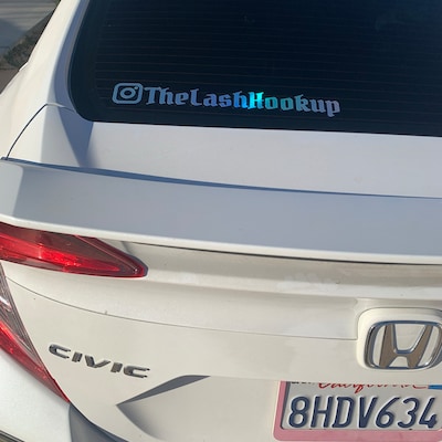 Facebook Decals for Cars Lettering Stickers Snapchat Custom Decals ...