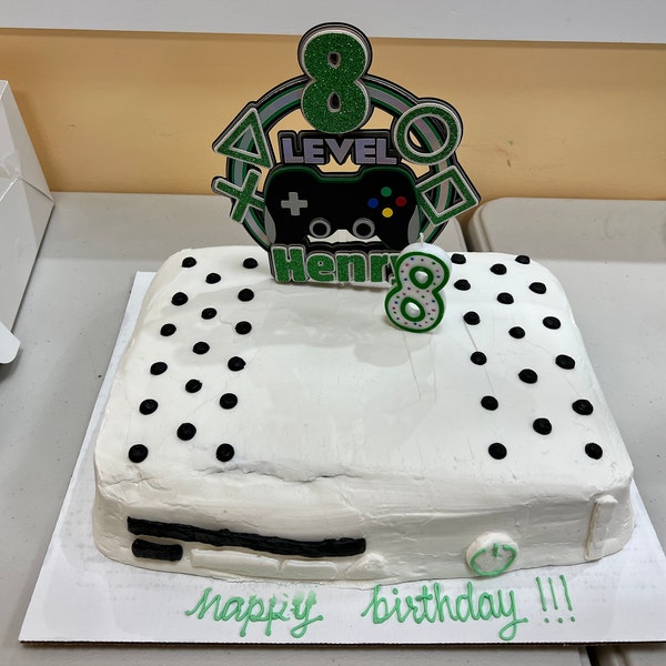 Gamer Cake Topper, Video Game Cake Topper - Etsy