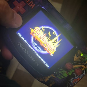 Nintendo Gameboy Advance SP Unique Color Combination Retro Modded ...