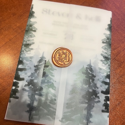 Custom Wedding Map for Vellum Jackets, Vellum Wrap Map, Wedding Map ...