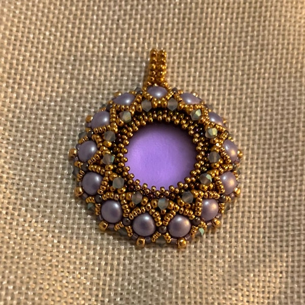 TUTORIAL Peyote Triangle Two-sides - Beading Tutorial, Beading Pattern, Peyote Stitch, Triangle ...