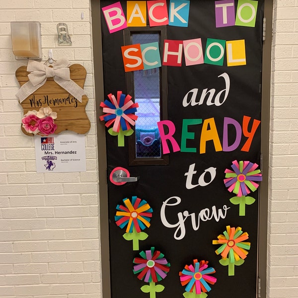 Teachers School Classroom Door Decoration Welcome Back to School ...
