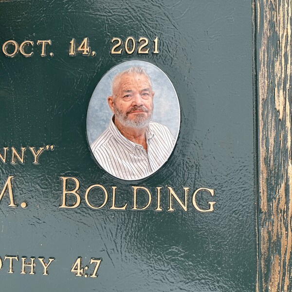 Ceramic Memorial Photo Plaque for Headstones - 5x7cm, Fade-resistant ...