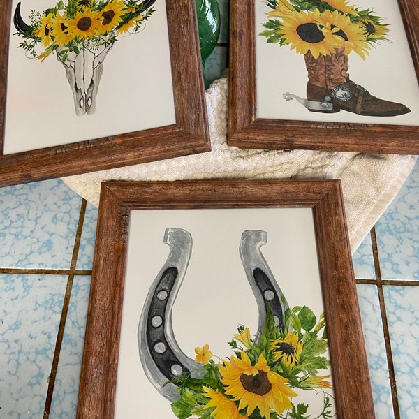 Sunflower Nursery Prints, Western Nursery Prints, Sunflower Nursery ...