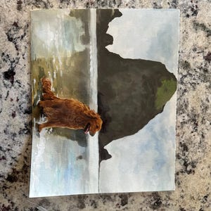 Pet Portrait Custom MULTI Pet Portrait Pet Painting Multi Dog Portrait ...