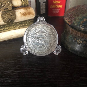 Aztec Calendar Aztec Sun Stone Gold Plated Coin Mexican Art Mayan Long ...