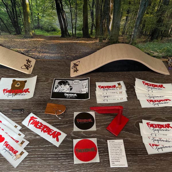 FINGERBEAR FINGERBOARDS Pole Jam - Realistic Fingerskate Obstacle ...