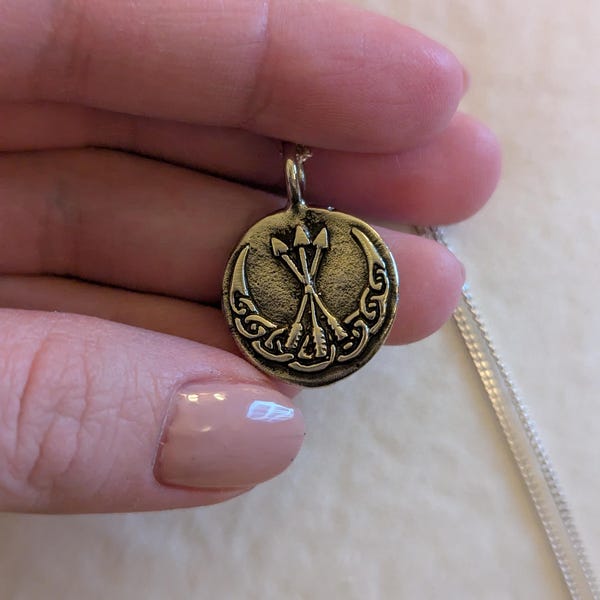 Dragon Pendant - DOUBLE SIDED - Flying Dragon - Renaissance - Dragon ...