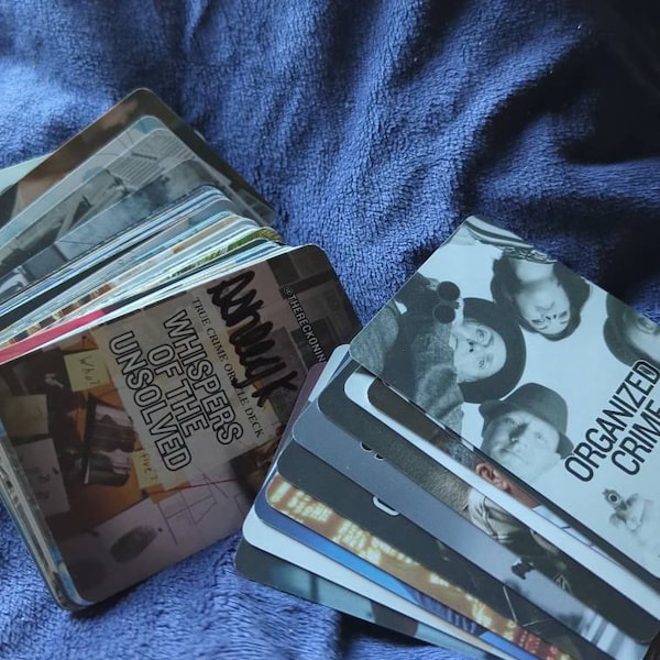 Whispers of the Unsolved - True Crime Oracle Deck (180 Cards) - Etsy