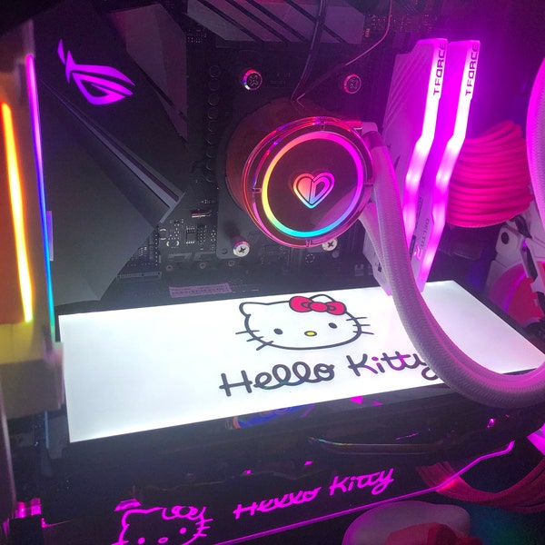 Custom Light RGB GPU Backplate Graphics Card Decoration Board ...