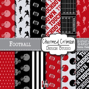 Red Digital Paper, Baseball Digital Paper, Baseball Digital Pattern ...
